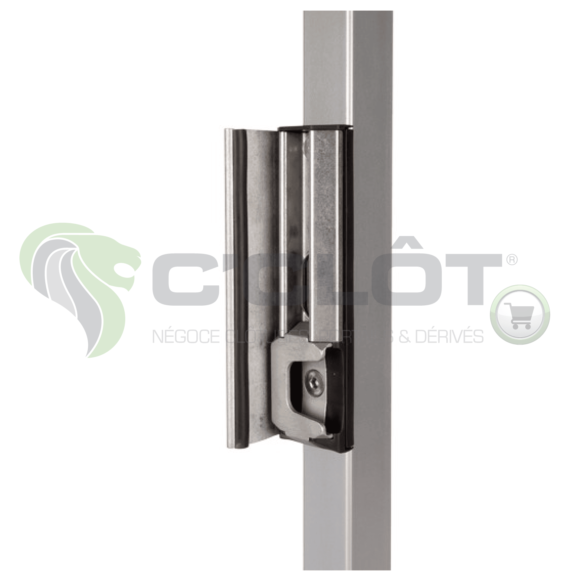 Gâche pour portails battants