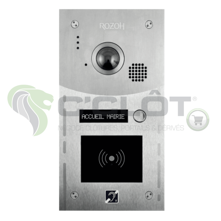 KIT Interphone Audio 1 bouton PRO - C'CLÔT - Vente en Ligne